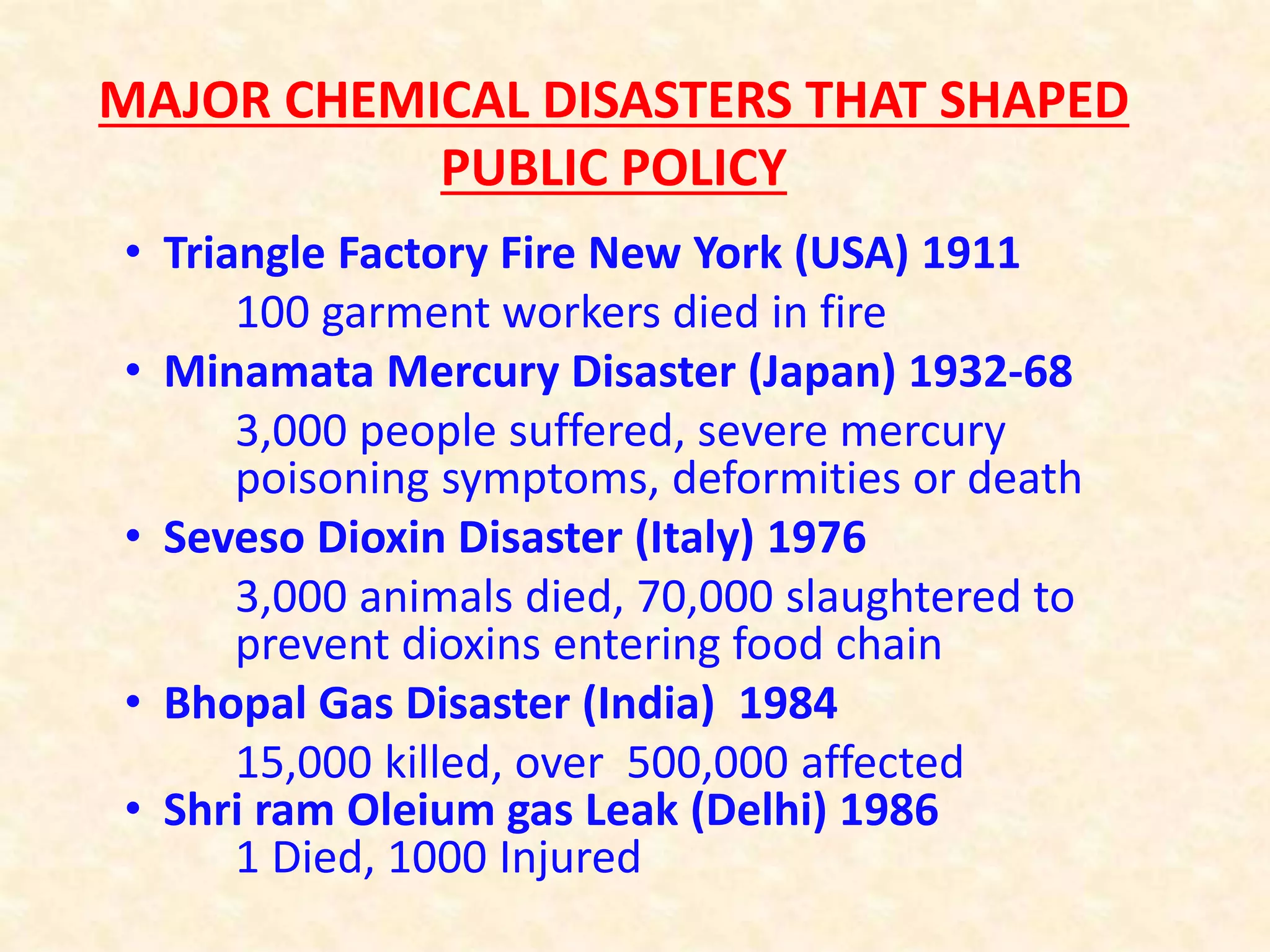 Industrial Disaster Management | PPTX
