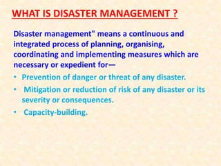 Industrial Disaster Management | PPTX