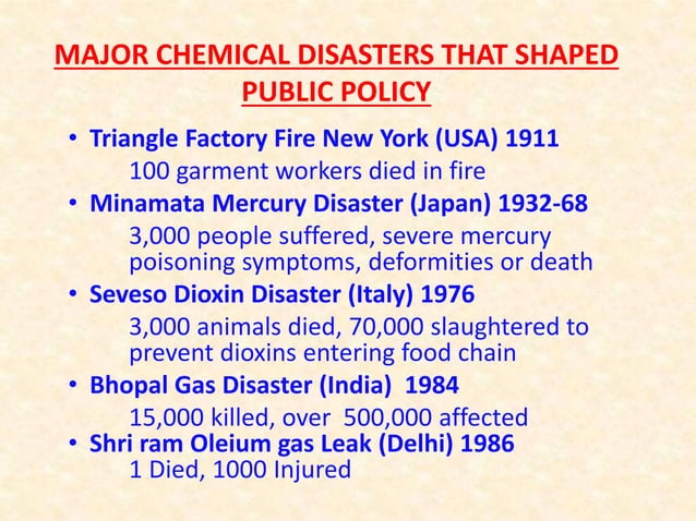 Industrial Disaster Management | PPTX