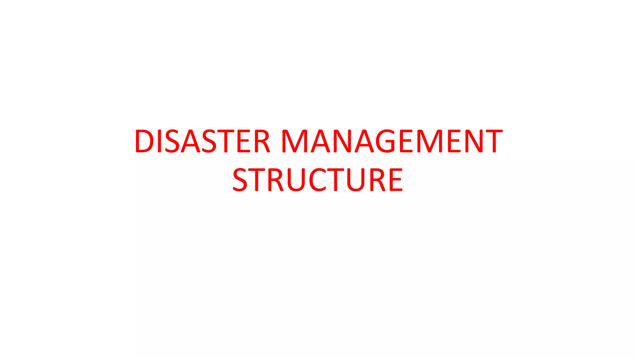 Disaster Management ppt | PPTX