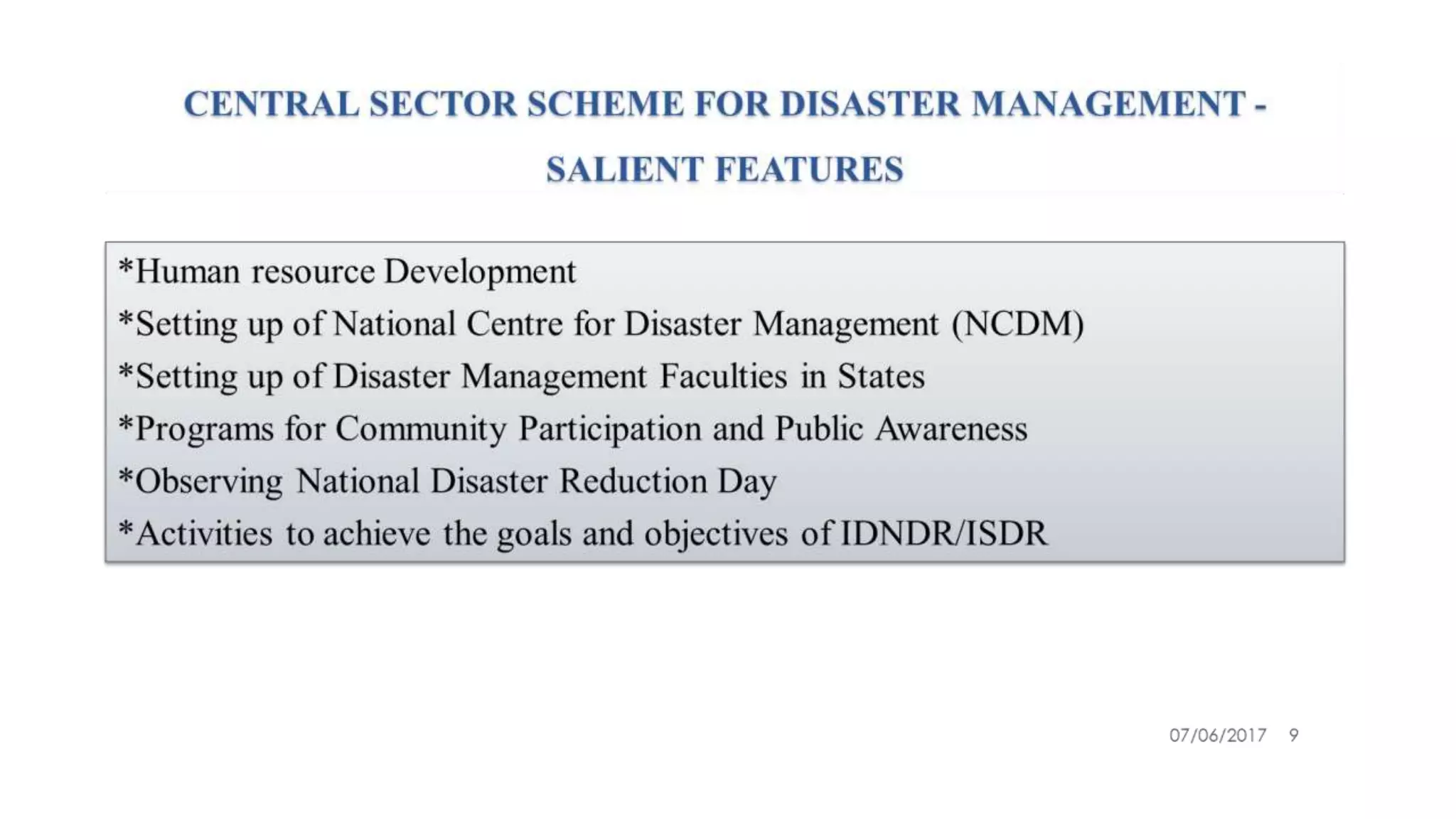 Disaster Management ppt | PPTX