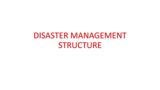 Disaster Management ppt | PPTX