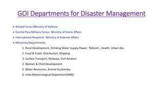 Disaster Management ppt | PPTX
