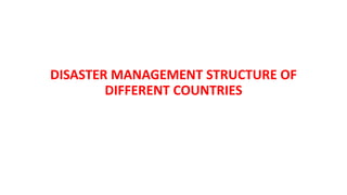 Disaster Management ppt | PPTX