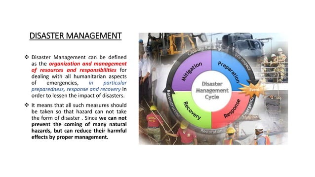 Disaster Management ppt | PPTX | Disasters