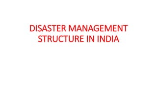 Disaster Management ppt | PPTX