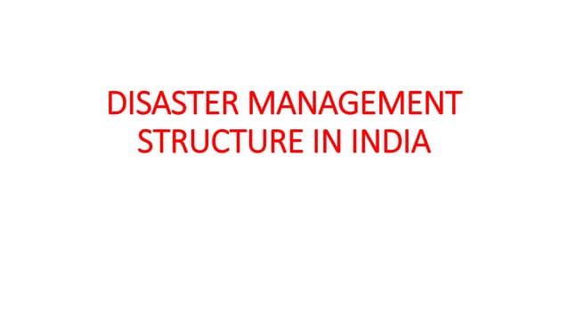 Disaster Management ppt | PPTX | Disasters