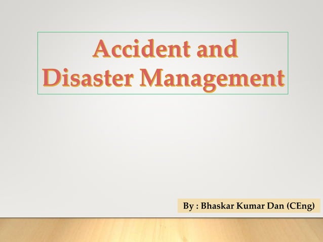 Disaster Management Plan for Metro Railway | PPTX | Disasters