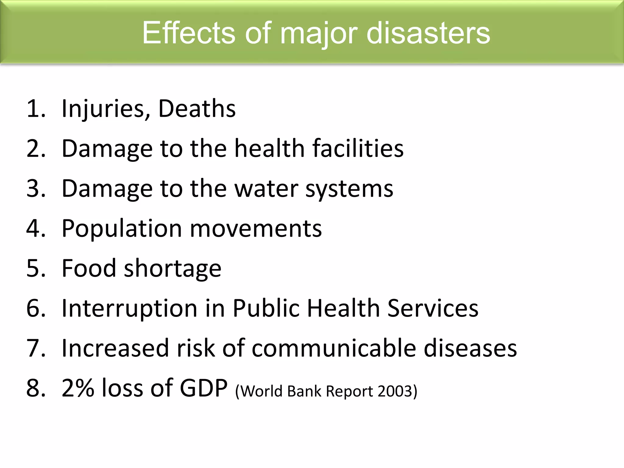 Disaster preparedness and mitigation | PPTX