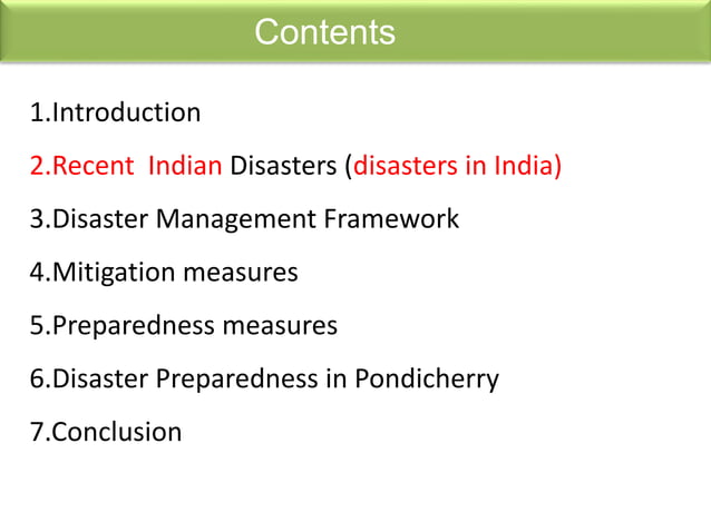 Disaster preparedness and mitigation | PPTX | Science