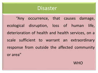 Disaster preparedness and mitigation | PPTX