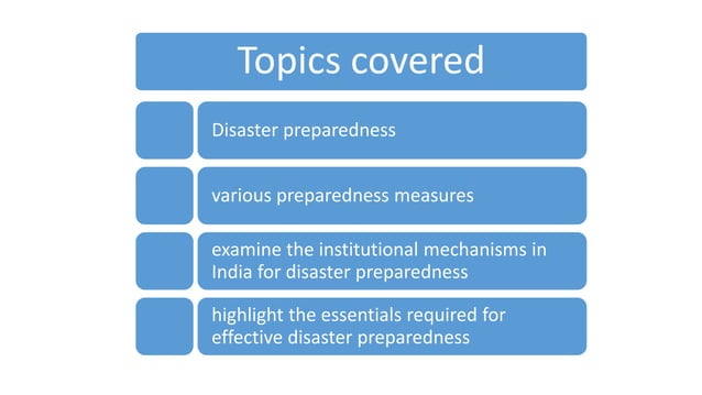 Disaster Preparedness.pptx | Business | Business and Finance