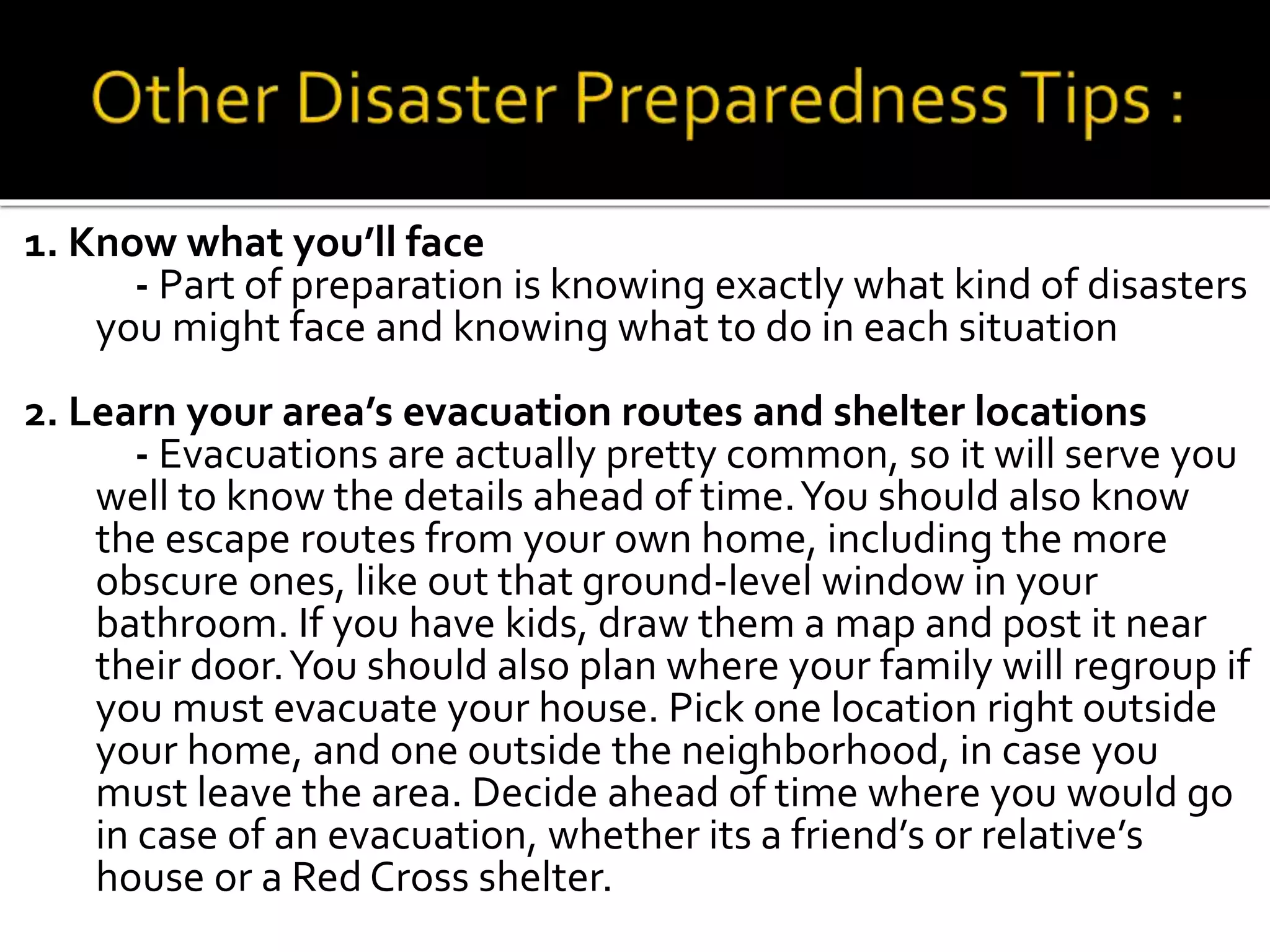 Disaster Preparedness Action Plan | PPTX
