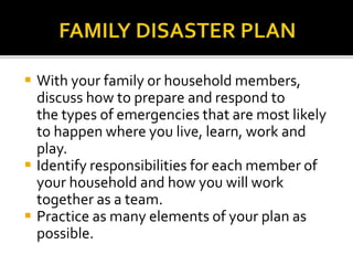 Disaster Preparedness Action Plan | PPTX
