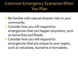 Disaster Preparedness Action Plan | PPTX
