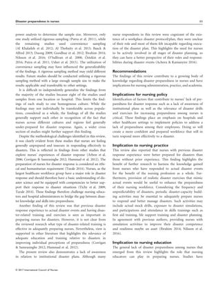 Disaster preparedness among nurses | PDF
