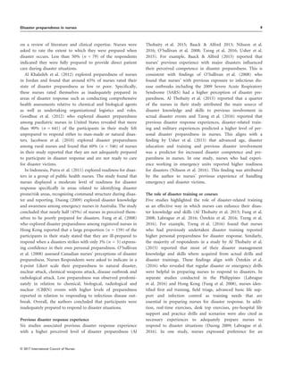 Disaster preparedness among nurses | PDF