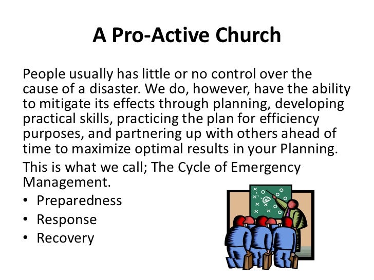 Disaster Preparedness For The Faith Based Community