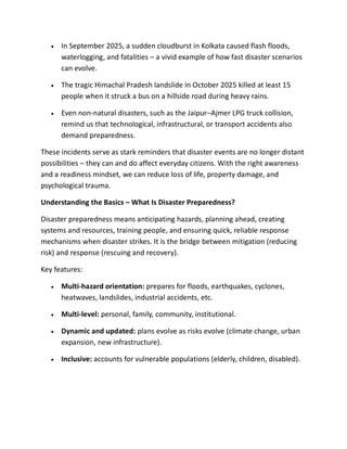 Disaster Preparedness: How Citizens Can Stay Ready | PDF