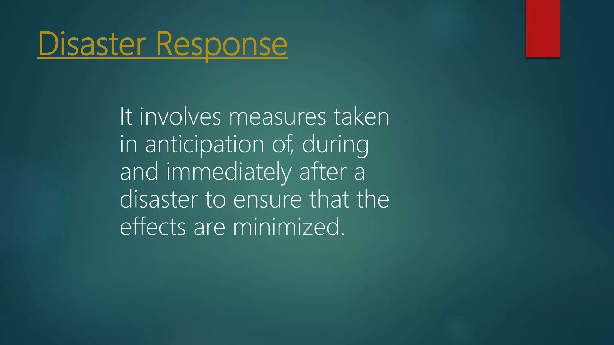 Disaster preparedness & mitigation | PPTX