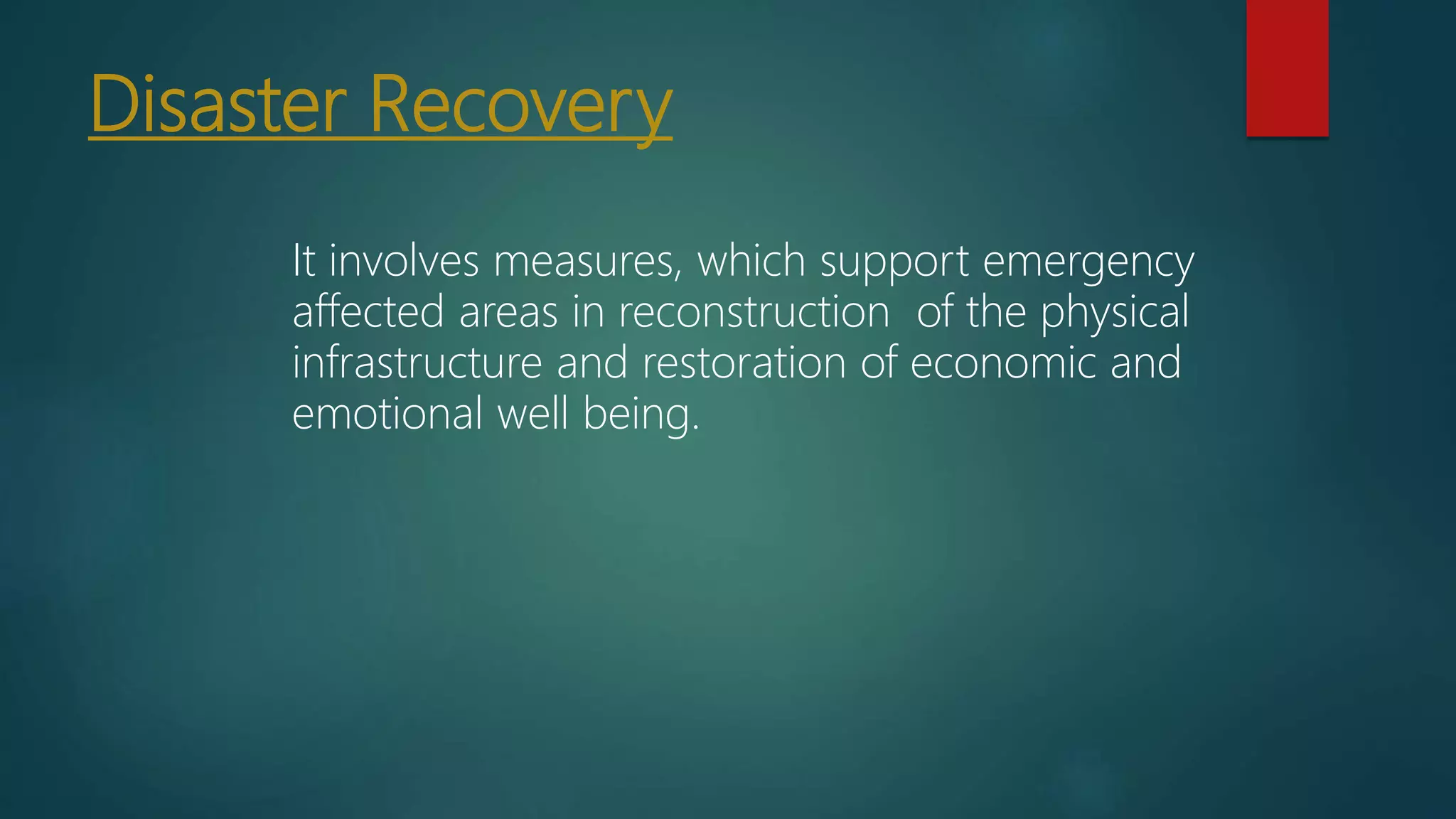 Disaster preparedness & mitigation | PPTX