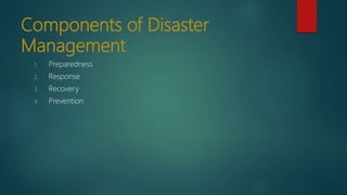 Disaster preparedness & mitigation | PPTX