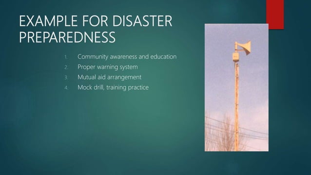 Disaster preparedness & mitigation | PPTX
