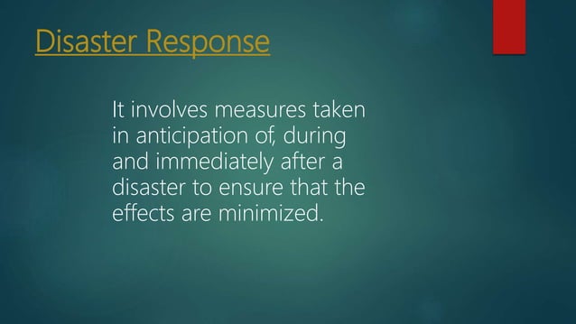 Disaster preparedness & mitigation | PPTX