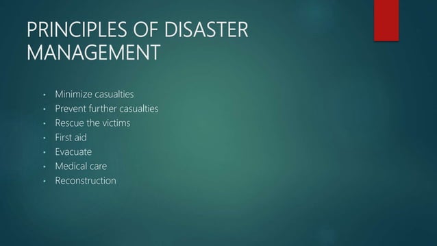Disaster preparedness & mitigation | PPTX