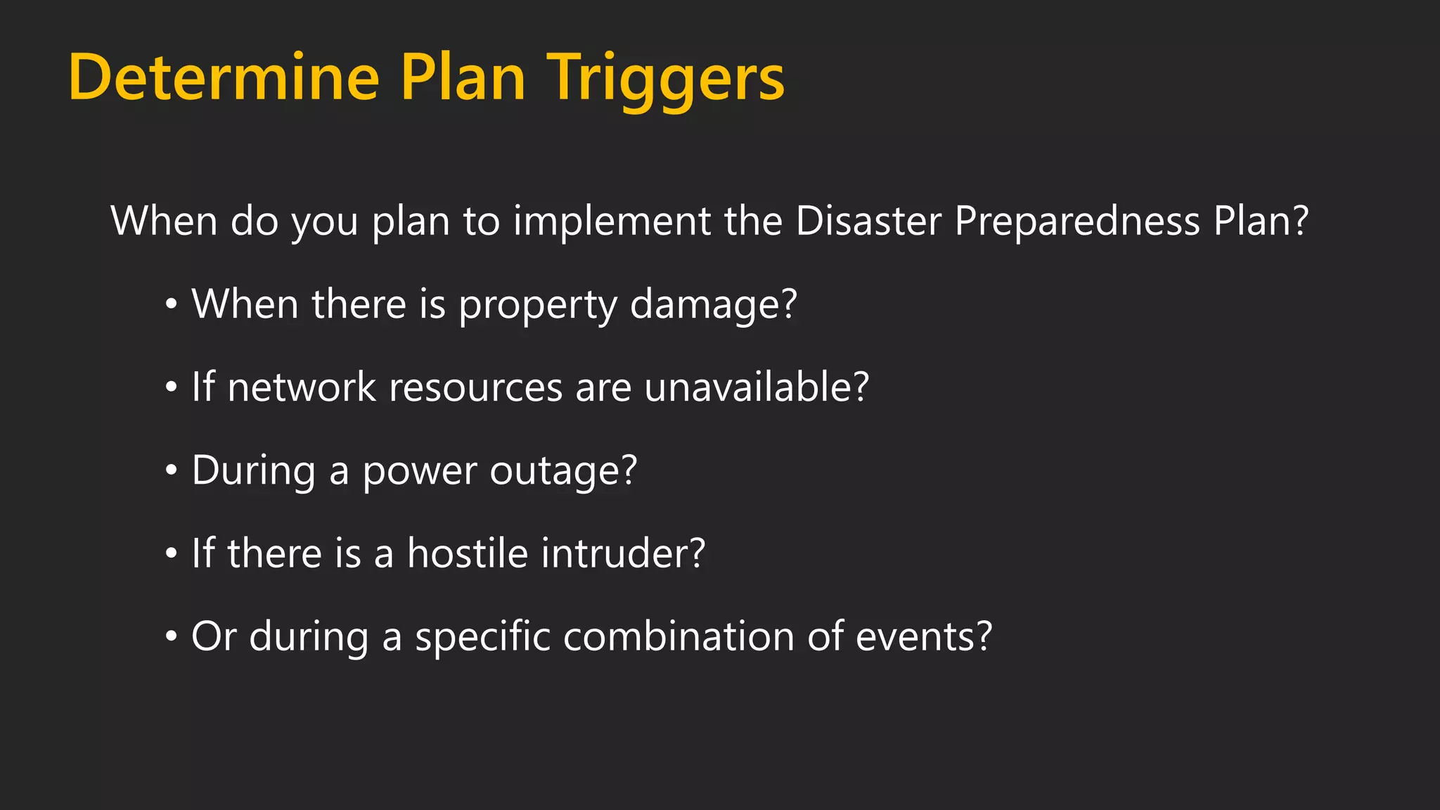 A Guide to Disaster Preparedness for Businesses | PPTX