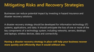 A Guide to Disaster Preparedness for Businesses | PPTX