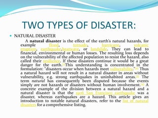 Disaster presentation | PPT
