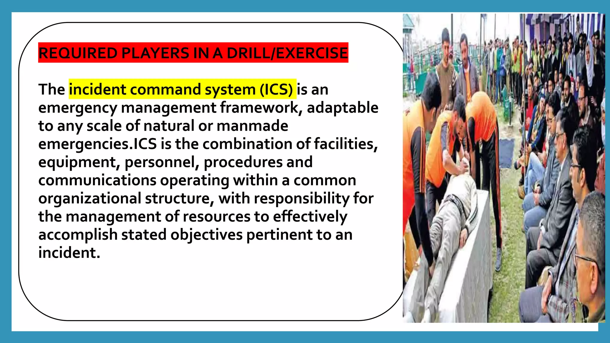 disaster drill | PPTX