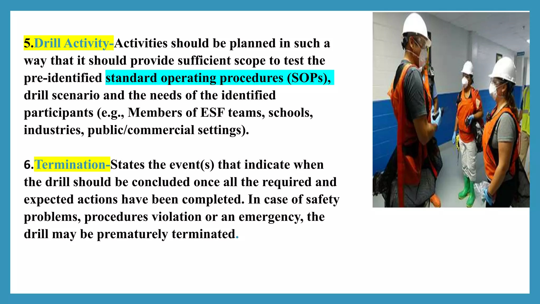 disaster drill | PPTX