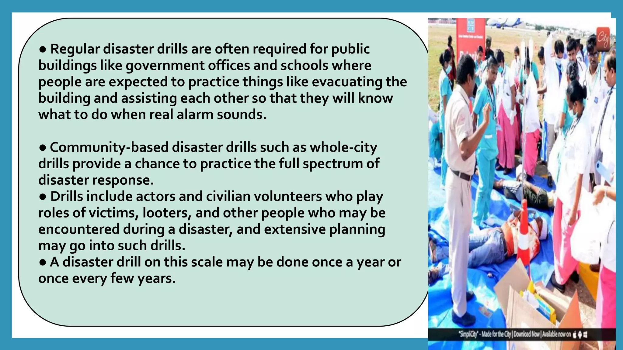 disaster drill | PPTX
