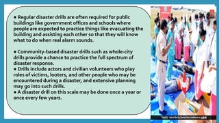 disaster drill | PPTX