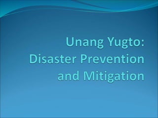 Disaster prevention and Mitigation.ppt
