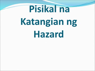 Disaster prevention and Mitigation.ppt