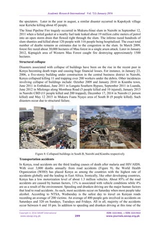 PROFILING DISASTERS IN KENYA AND THEIR CAUSES | PDF