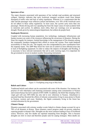 PROFILING DISASTERS IN KENYA AND THEIR CAUSES | PDF