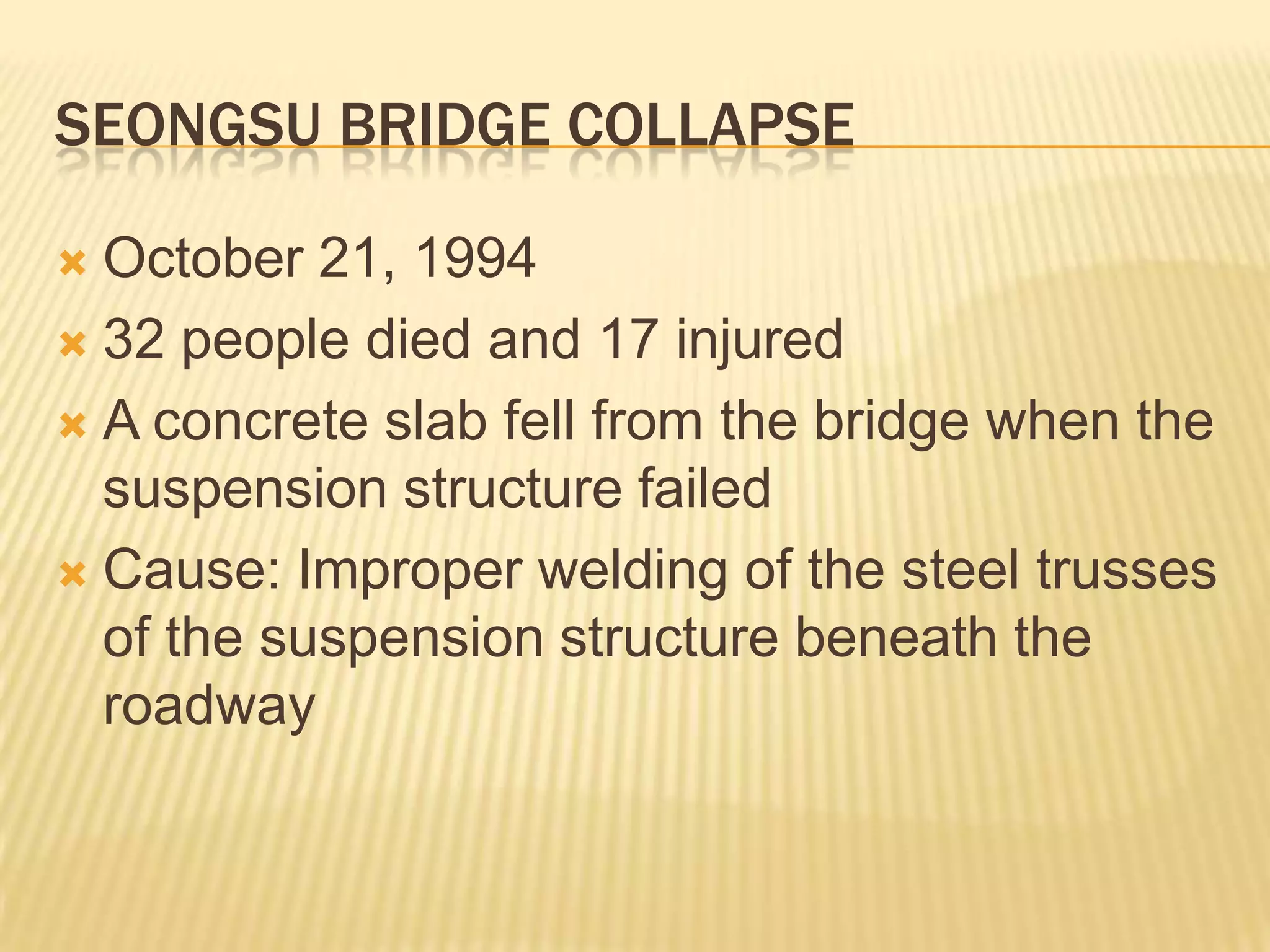 Engineering Disasters | PPTX