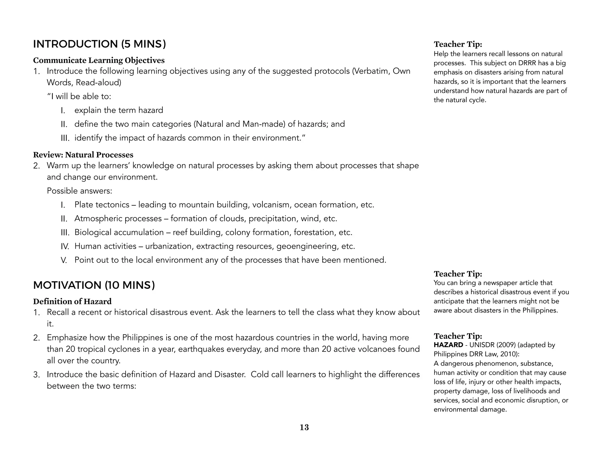 Disaster readiness and risk reduction | PDF