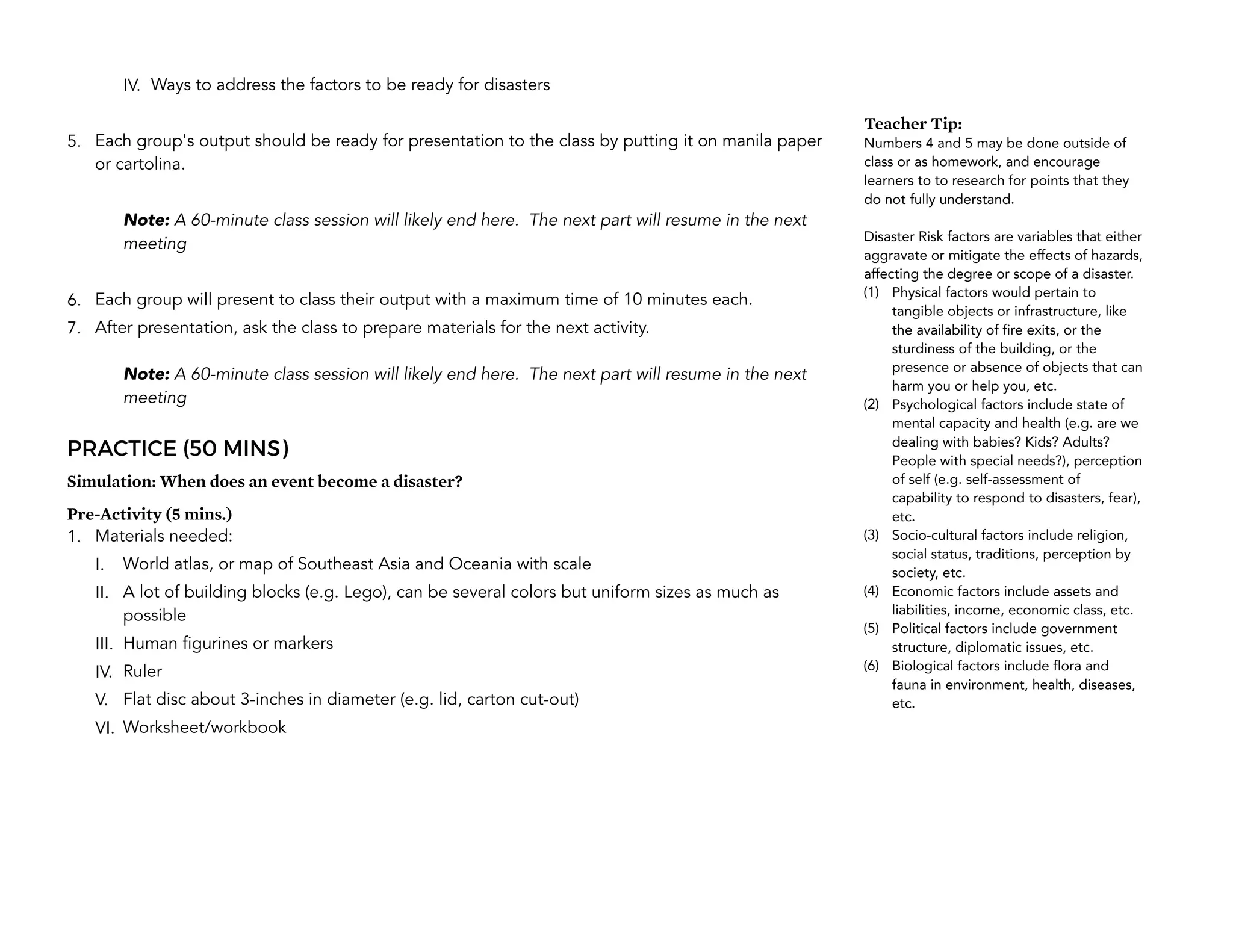 Disaster readiness and risk reduction | PDF