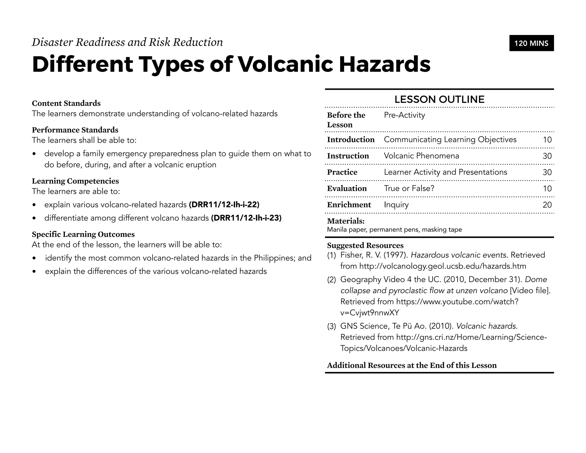 Disaster readiness and risk reduction | PDF