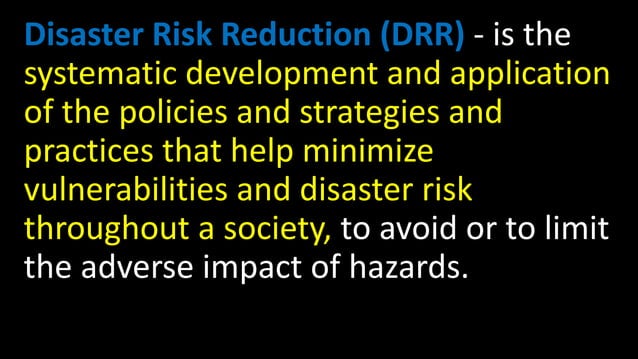 DISASTER READINESS AND RISK REDUCTION week 11 ppt (DRR and DRRM).pptx ...