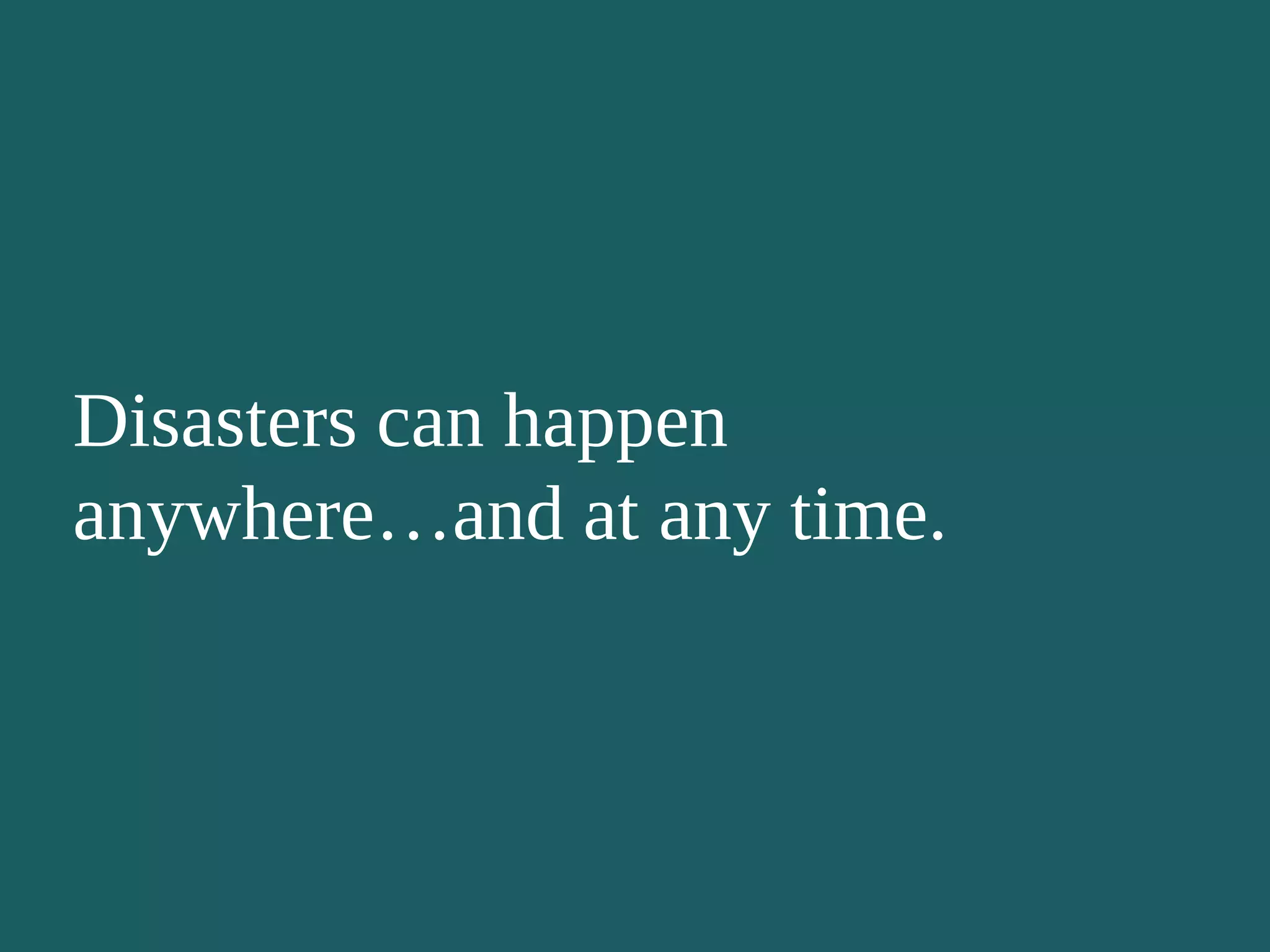 8 Tips For Personal Disaster Preparedness | PDF