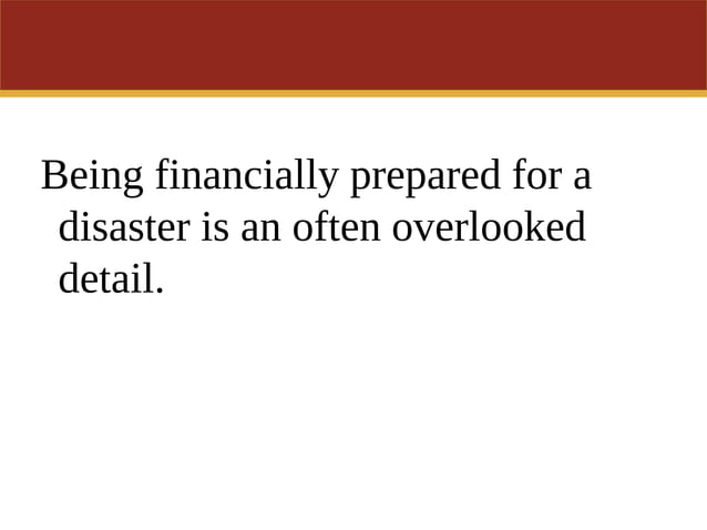 8 Tips For Personal Disaster Preparedness | PPT