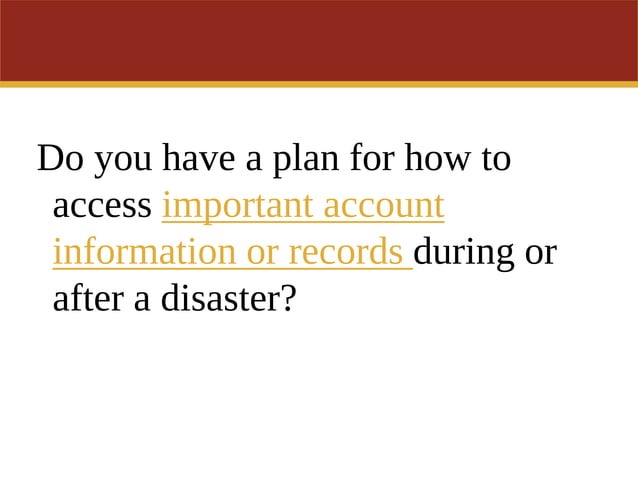 8 Tips For Personal Disaster Preparedness | PPT