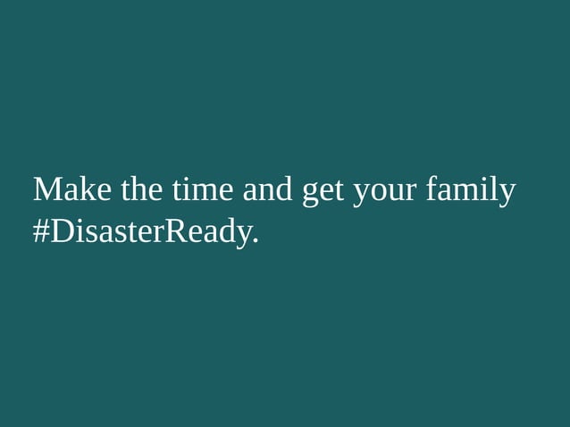 8 Tips For Personal Disaster Preparedness | PPT
