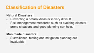 Disaster recovery | PPTX | Disasters